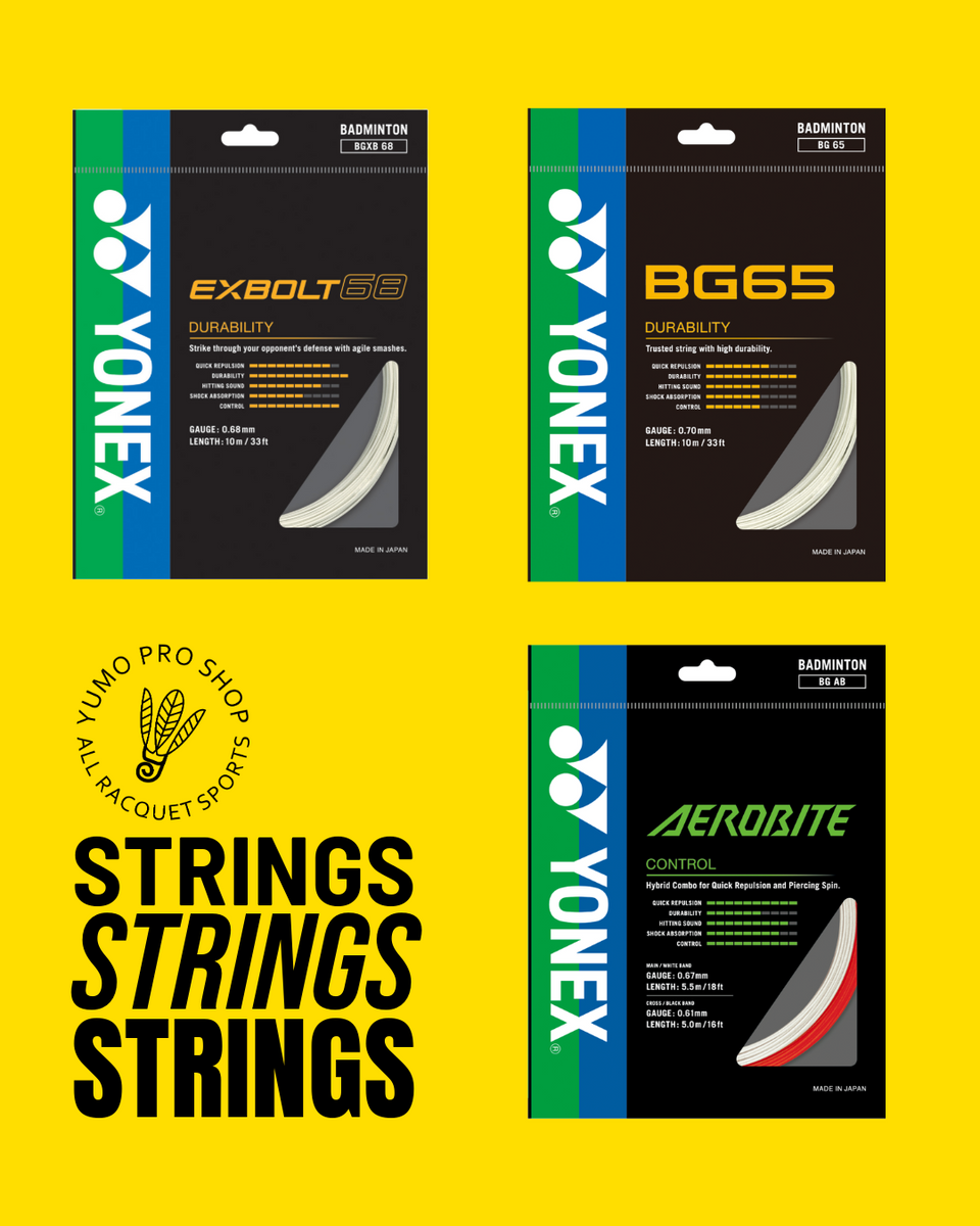 Yonex Badminton Strings – Yumo Pro Shop - Racquet Sports Online Store