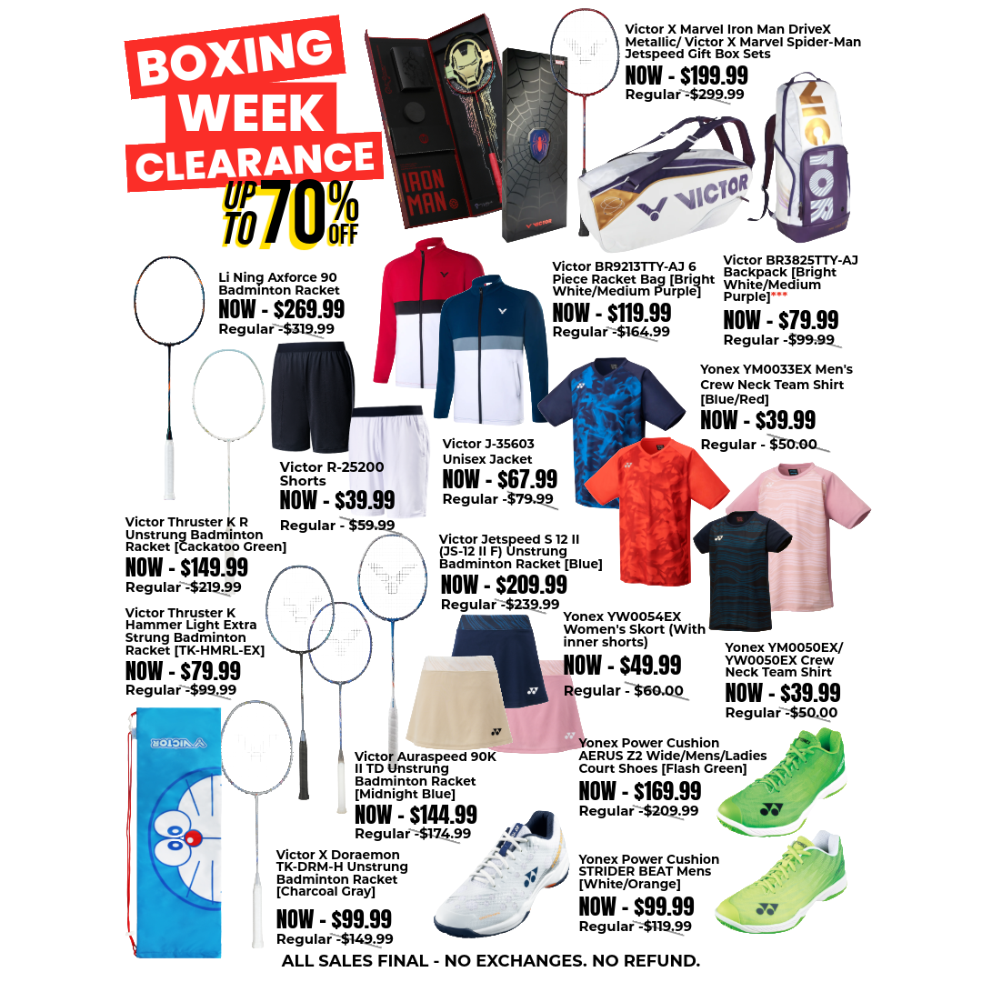 Sale - Badminton Features – Tagged "6-rackets-racket-bags" – Yumo Pro ...