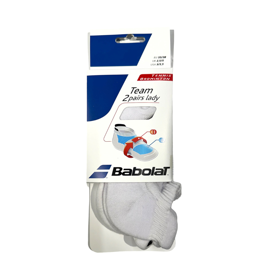 Babolat Team 2 Paris Women's Socks [White] - Yumo Pro Shop – Yumo Pro ...