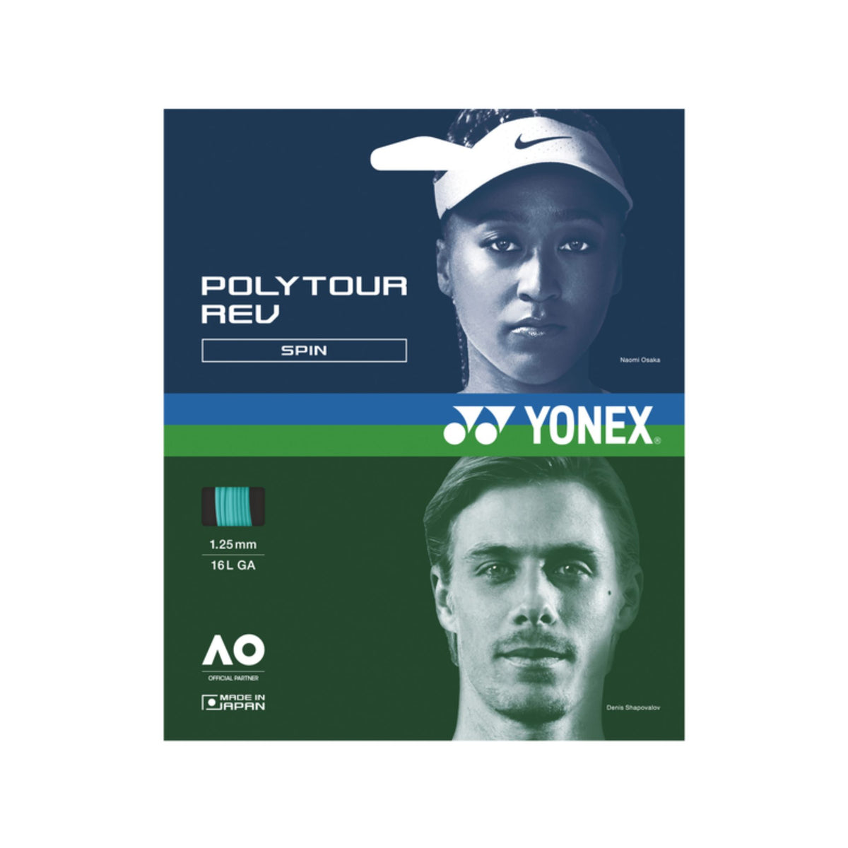 Yonex Polytour REV 120 Tennis Strings [Mint] - Yumo Pro Shop – Yumo Pro ...