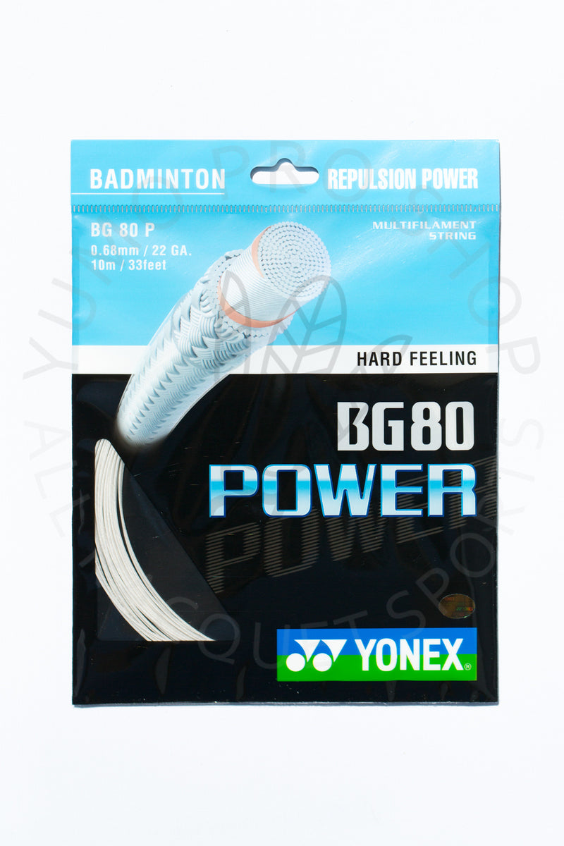 Yonex BG 80 Power Badminton String – Yumo Pro Shop - Racquet Sports ...