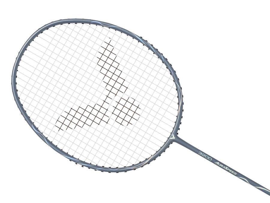 VICTOR AURASPEED 3200H Pre-strung Badminton Racket [Gainsboro/Grey] ARS ...