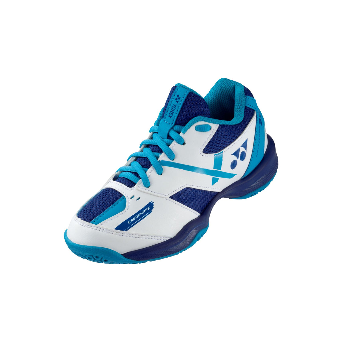 Yonex Power Cushion 39 Junior Badminton Shoe [White/Blue] - Yumo Pro Shop – Yumo Pro Shop ...